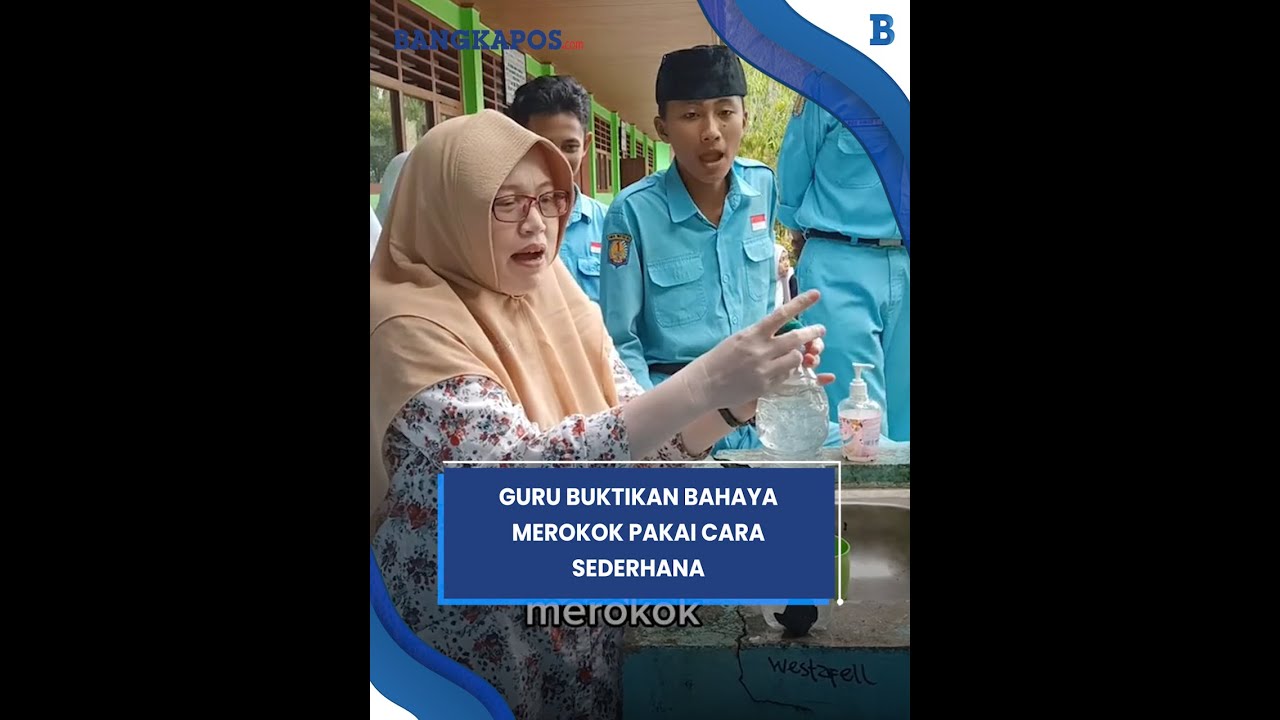 Guru Ini Tunjukkan Cara Sederhana Buktikan Bahaya Merokok, Hasilnya ...