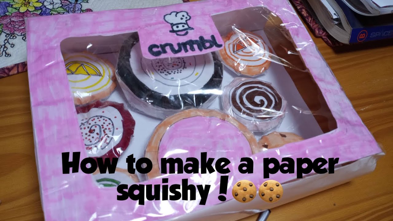 How to make a crumble cookie paper squishy #satisfying #fidgets # ...