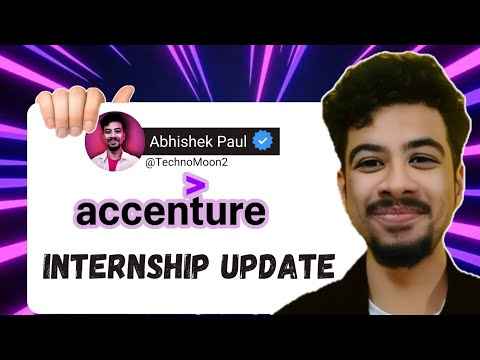 Accenture internship update | Task Notification| Stream interest check ...