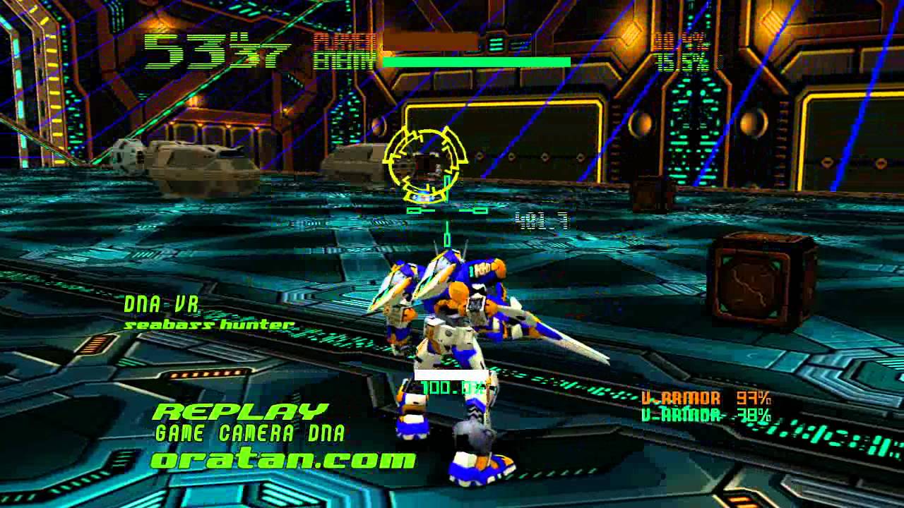 Virtual-On OT Replay - seabass hunter (Temjin) vs. MentholMo0se (Grys ...