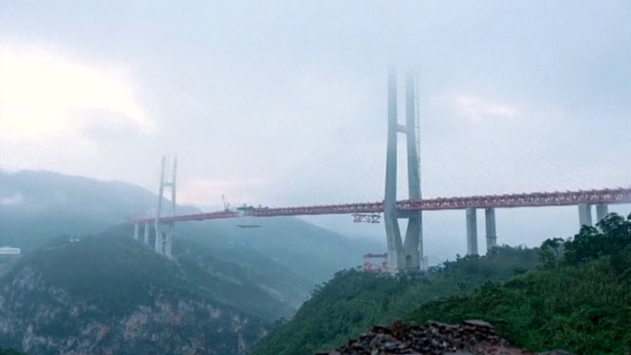 China opened the highest bridge in the world - YouTube