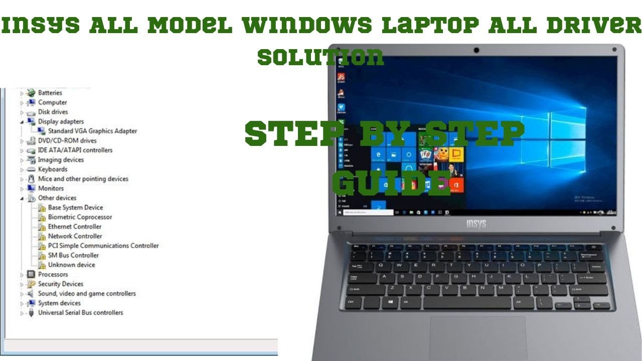 Insys All Model Windows Laptop All Driver Solution/Insys All Model ...