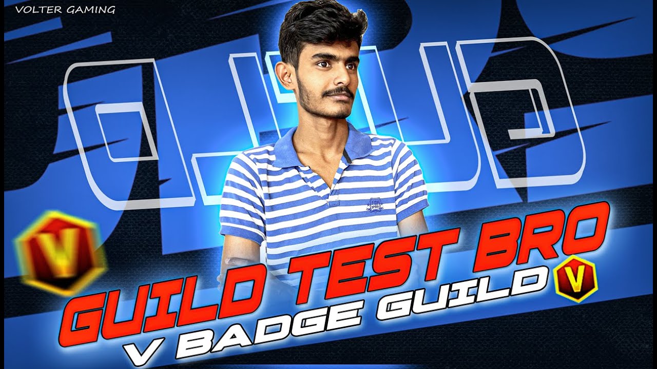 GUILD TEST BRO #freefire #volter #totalgaming - YouTube