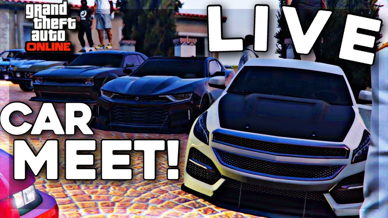 *CLEAN BUILDS ONLY* GTA 5 CAR MEET LIVE PS4/PS5! CRUISING/CUTTING UP ...