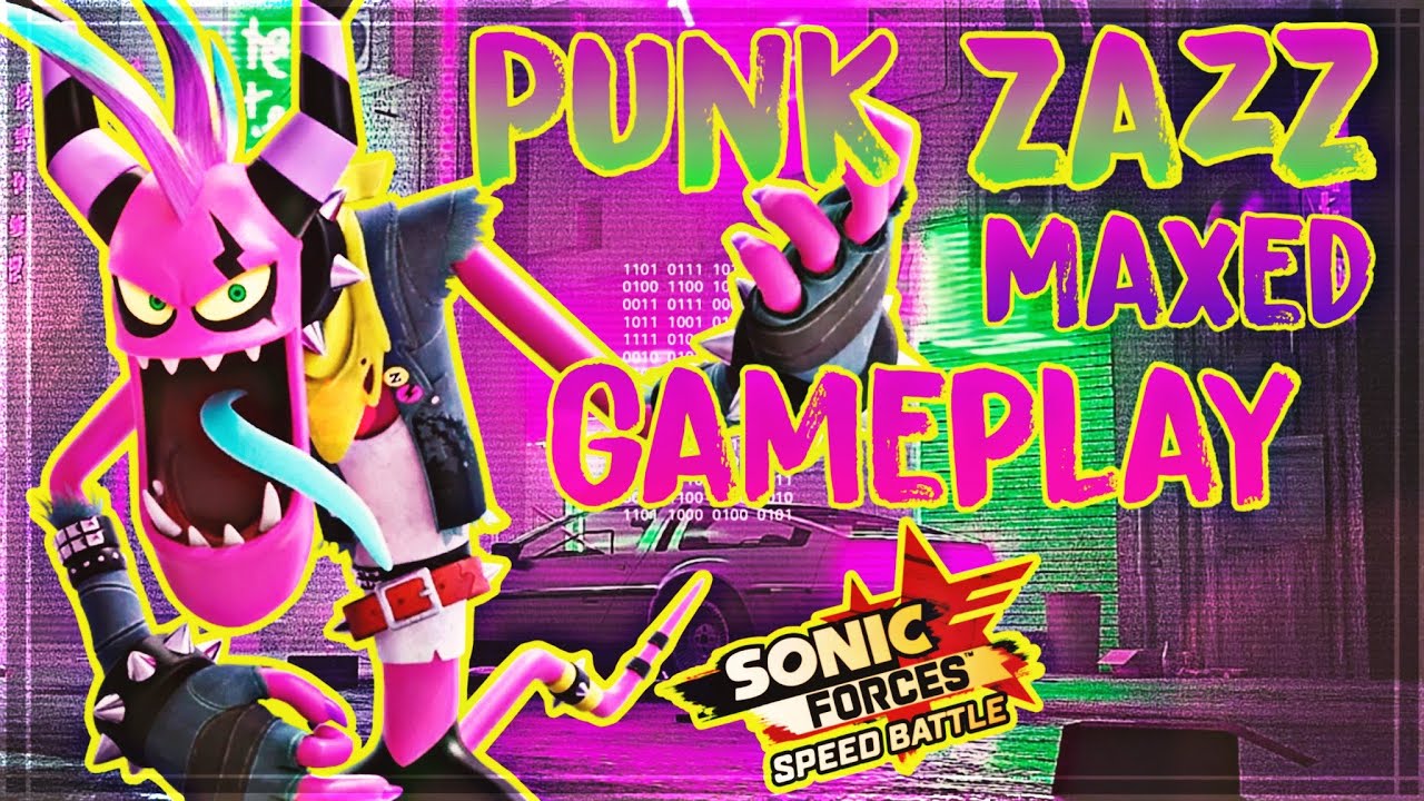 Sonic Forces Speed Battle 💜💚 Punk Zazz 💚 Gameplay 💚🩷 - YouTube