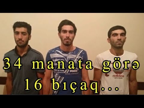 Taksi sürücüsünə 16 bıçaq zərbəsi vurub 34 manatını aldılar - FOTO