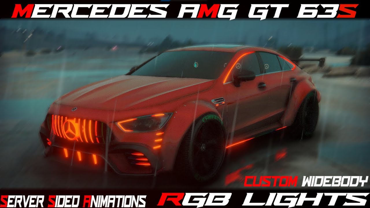 Mercedes AMG GT63s Widebody | RGB LIGHTS | Looks - YouTube