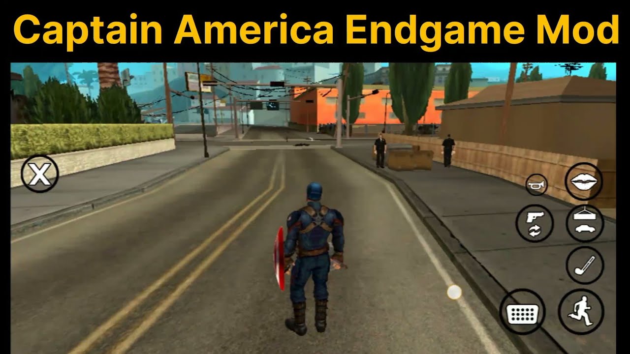 GTA SA Captain America Endgame Mod 36 - YouTube