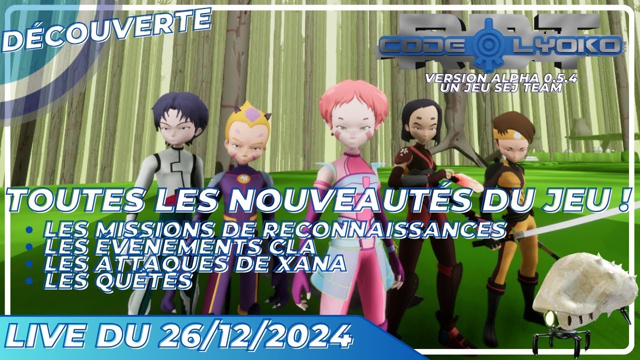 Code Lyoko RDT 0.5.4 - Découverte de la nouvelle version du jeu - YouTube