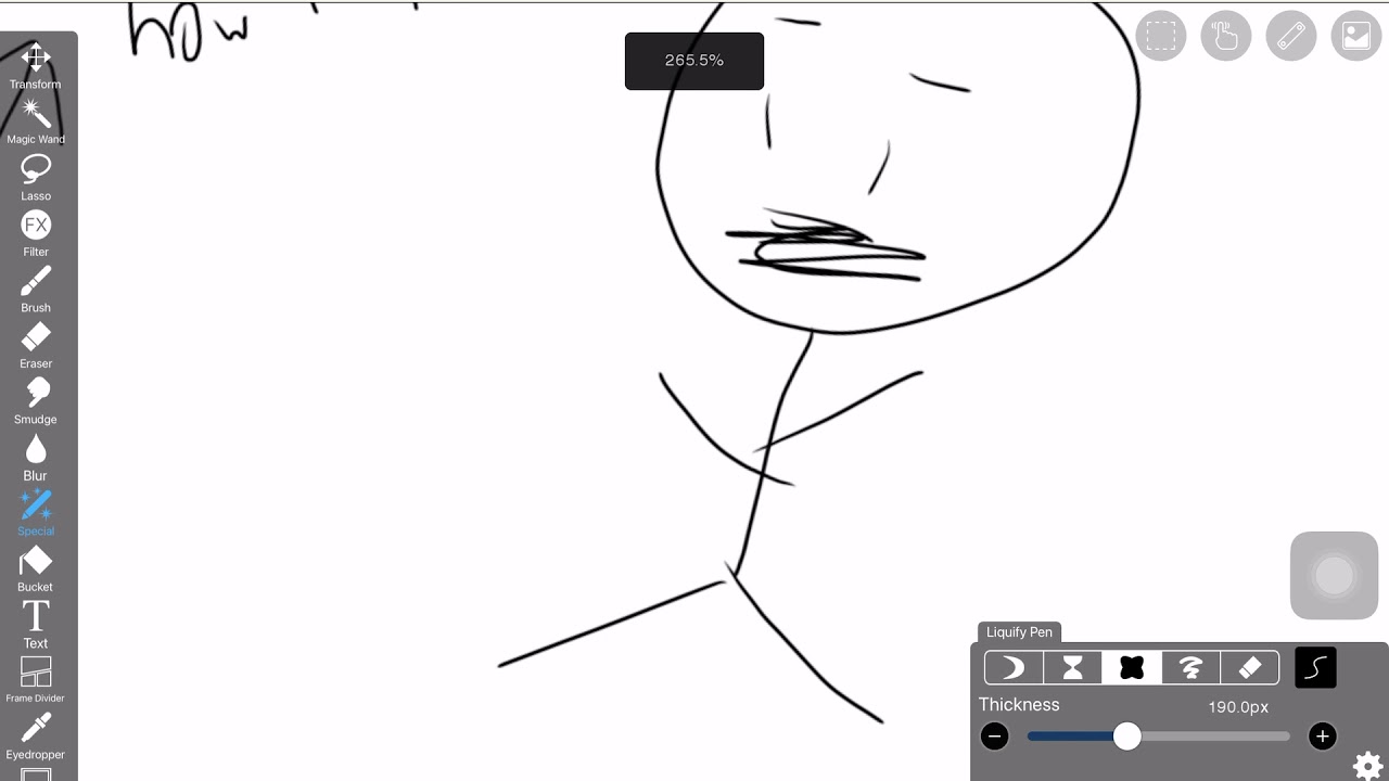 A little something I did with the new special tool in ibisPaint x lol ...