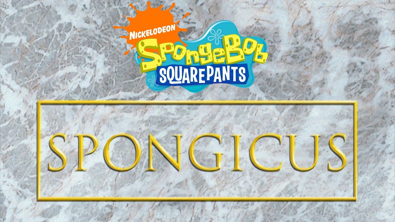 SpongeBob SquarePants: Spongicus DVD Menu Walkthrough (2009) - YouTube