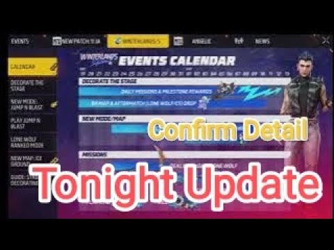 WinterLand New Event In Free Fire | Tonight Update In Free Fire Confirm ...