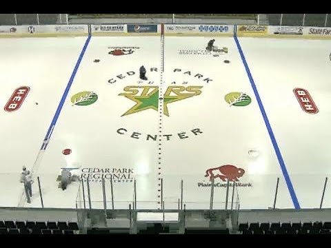 The making of Cedar Park's ice rink - YouTube