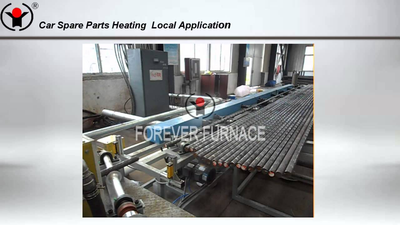 auto stabilizer bar heating furnace - YouTube