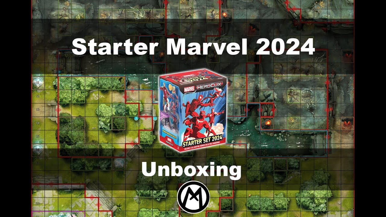 📦 HeroClix Unboxing Starter Marvel 2024 - YouTube