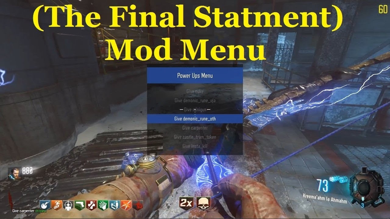 [Bo3/PC] The Final Statement Mod Menu Host [Cracked/Steam] - YouTube