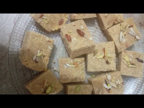 soji basan ki barfi recipe by cook and stitch with rozi