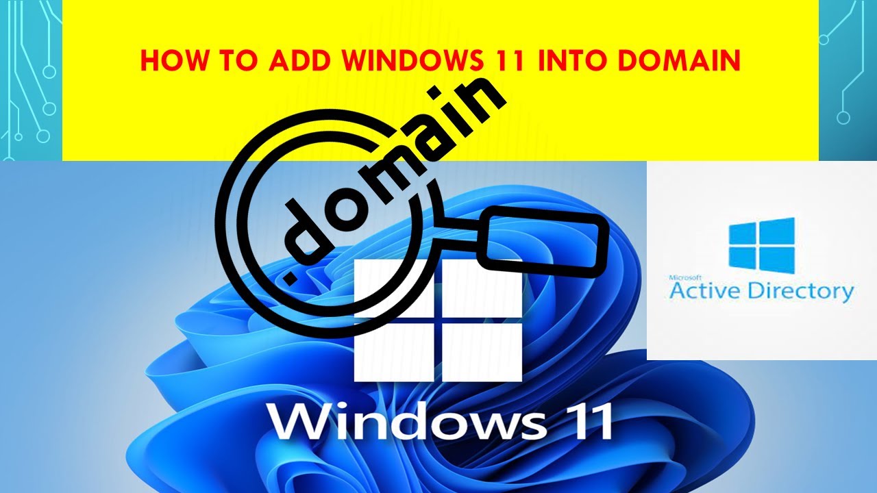 windows 11 add to Domain server 2022 | Add Client Pc to Domain server ...