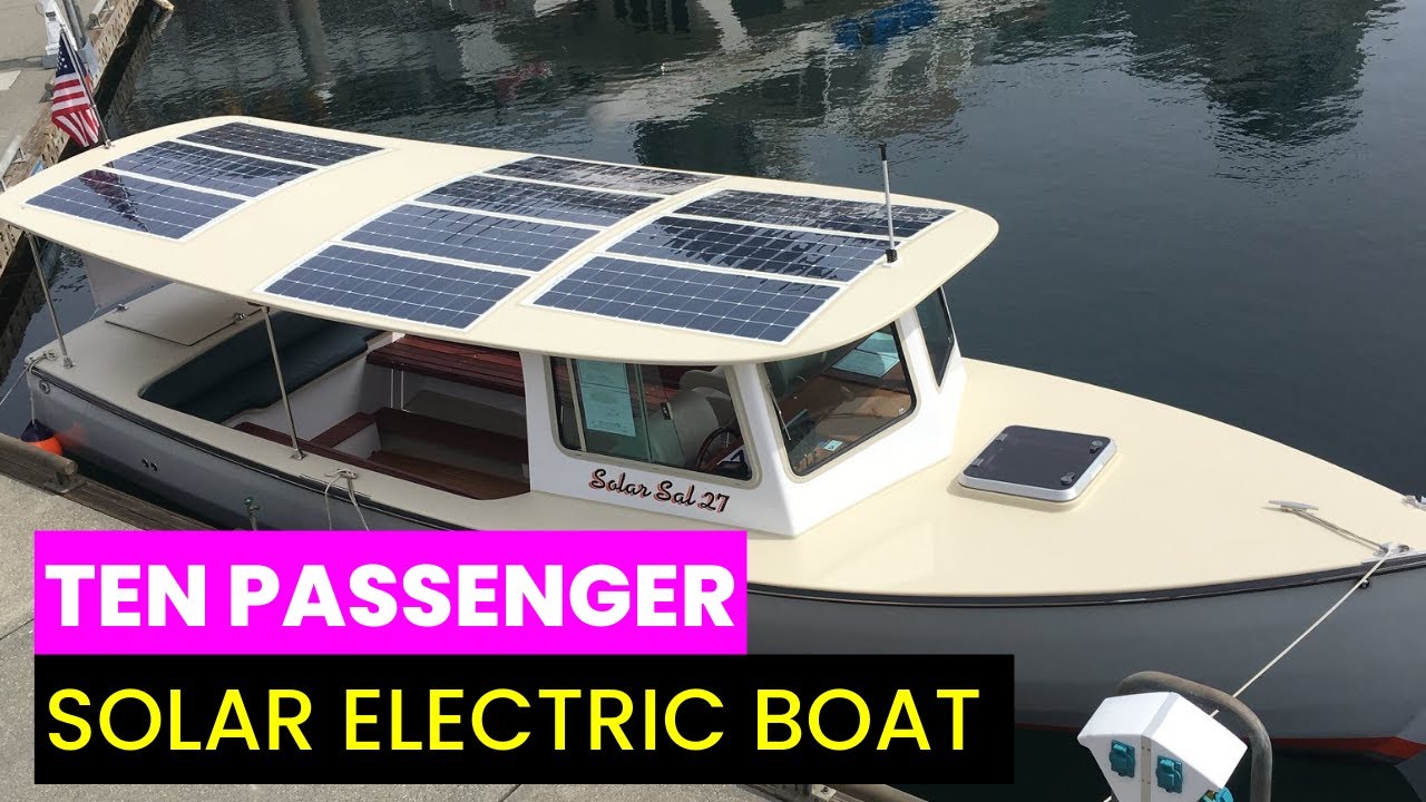 The First Solar-Powered Electric Passenger Boat in the US | Future ...