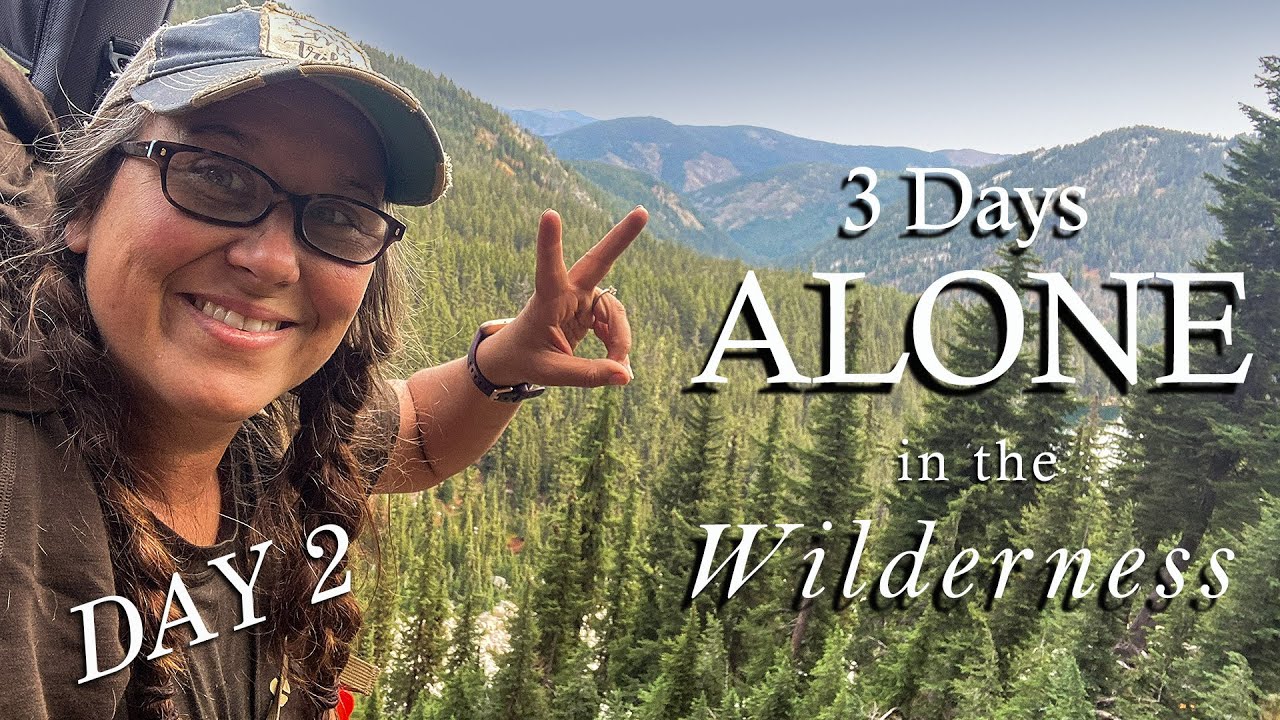 ALONE in the Wilderness - Solo Backpacking Trip - Day 2 - YouTube