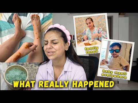 I had an accident + the rest of my week | Family lunches, evenings with the baby & working mom life