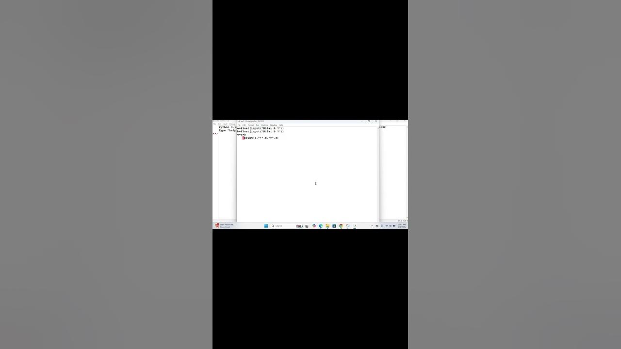 Penjumlahan Bilangan dalam Python - YouTube
