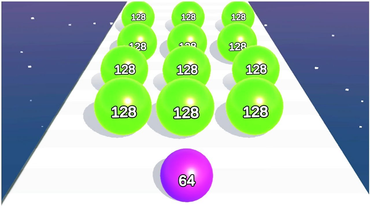 2048 Ball Rush! Number Merge - Gameplay Walkthrough - Levels 1-10 - YouTube