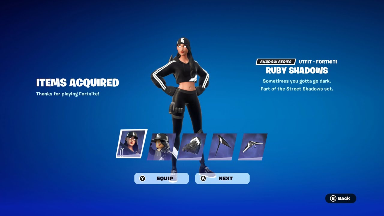 FORTNITE BUYING RUBY SHADOWS - YouTube
