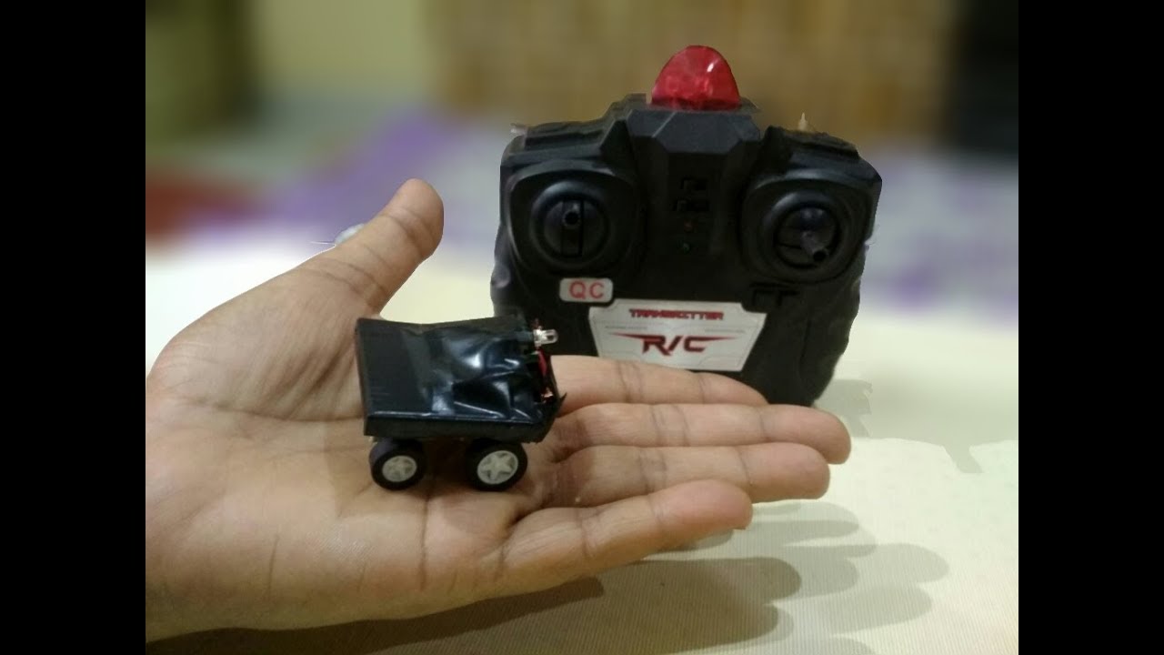 How to make a mini RC CAR!! | Remote Controller - YouTube