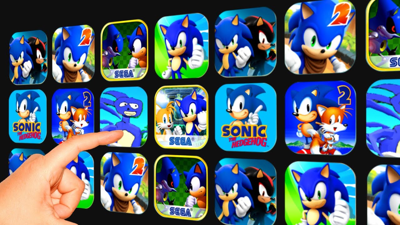Sonic Dash, Sonic Forsec, Sonic Boom, Sonic CD, Sonic 1, Sonic 2, Go Sonic Goo! - YouTube