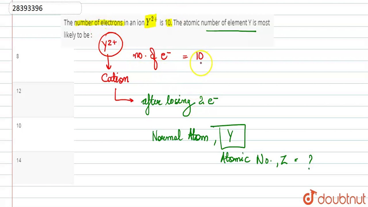 How To Find Number Of Electrons In An Ion