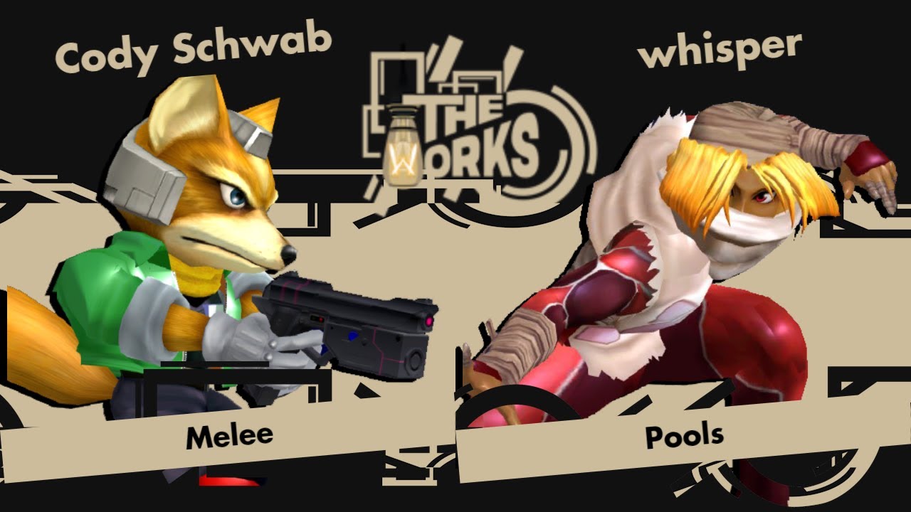 The Works 2024 Melee - Nouns | Cody Schwab vs. whisper - Pools - YouTube