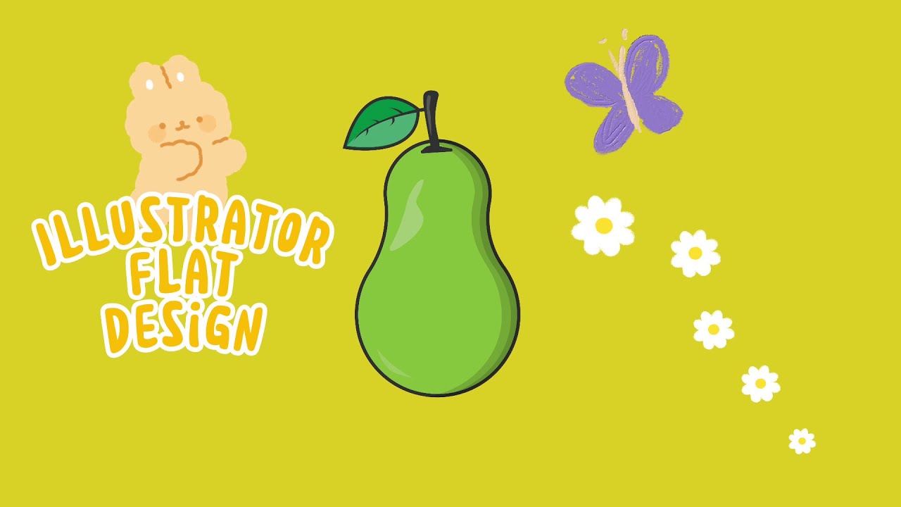 Adobe Illustrator CC Tutorial Flat Design - YouTube