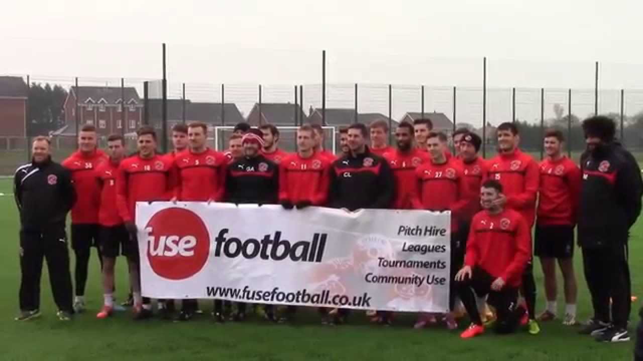 NEW TRAINING GROUND: Fleetwood Town sample Fuse Football - YouTube