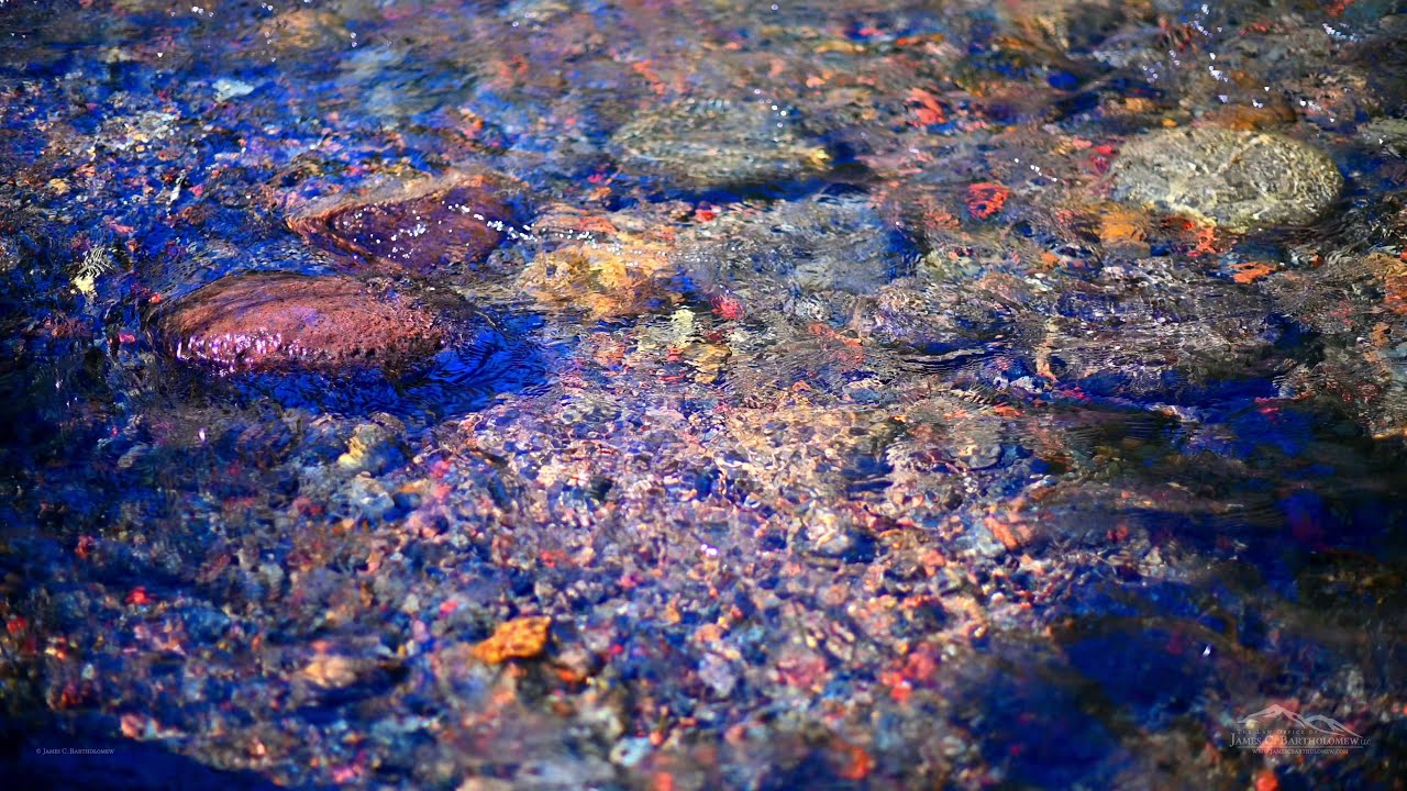 Stones in Tumalo Creek, Shevlin Park, Bend, Oregon - YouTube
