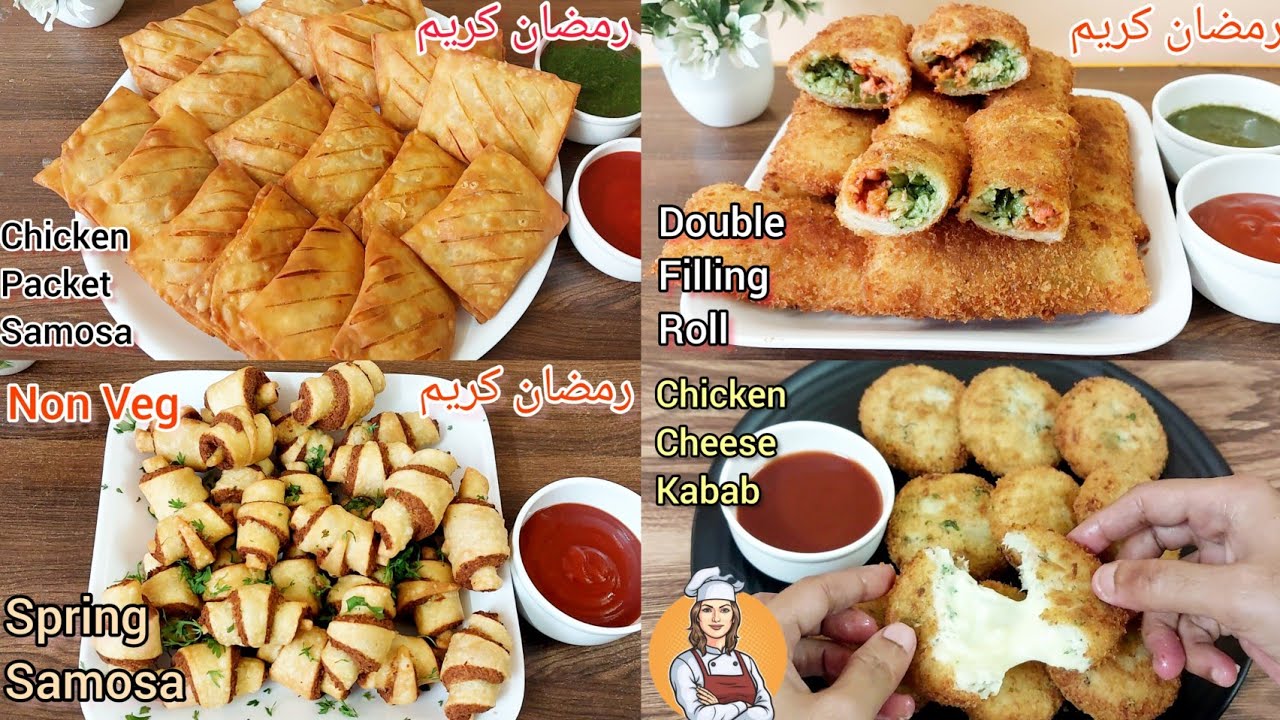 Ramzan Iftar Dawat Special 4 Unique Chicken Starter Recipes | Chicken ...