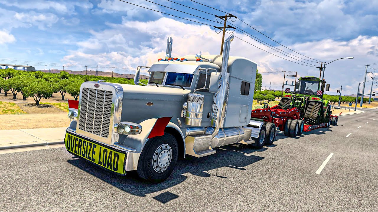 American Truck Simulator: Peterbilt 389 Ultra Cab Delivers Articulated ...