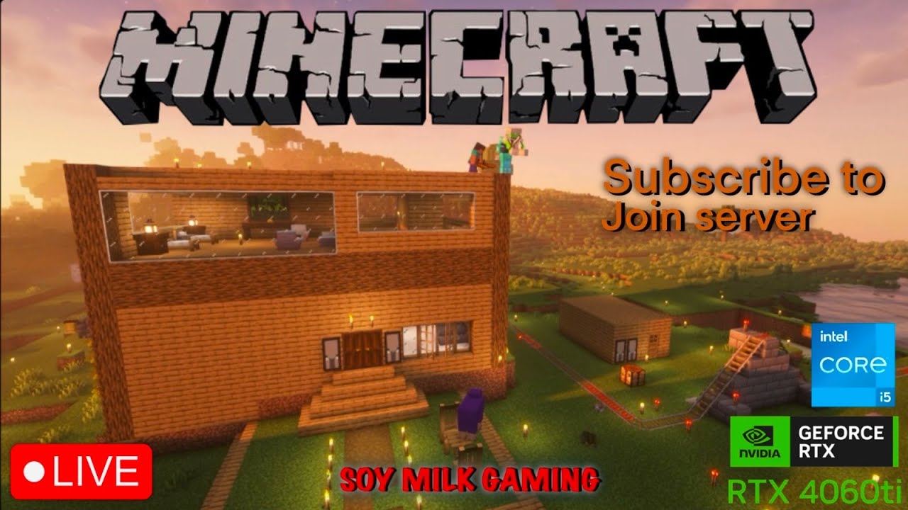 🔴LIVE |Minecraft TLauncher Mansion - done with AMONG US | Road to 320 ...