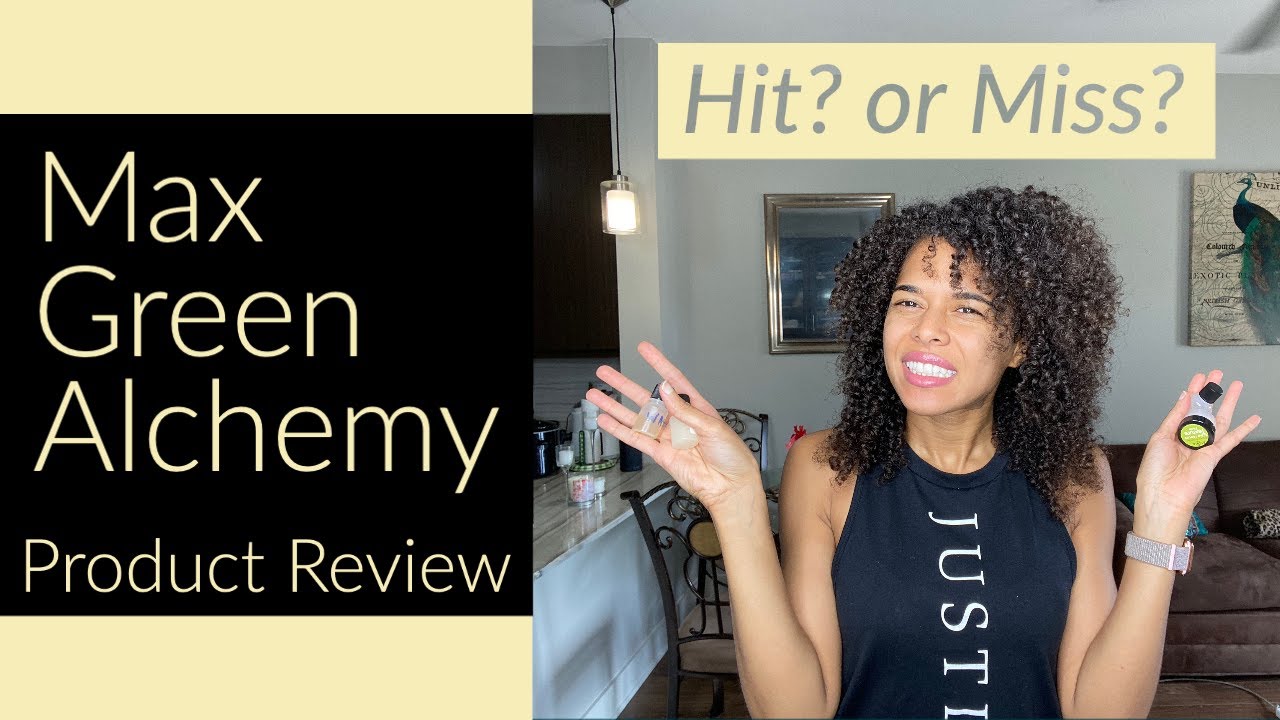 Max Green Alchemy Curly Product Review | Non-Toxic Natural Curly Hair ...