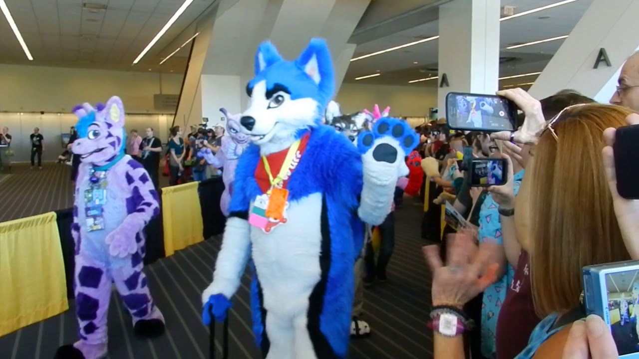 Anthrocon Fursuit Parade Video 4 - YouTube