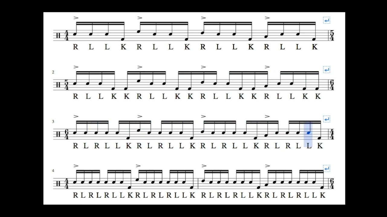 Chops Pattern Routine - YouTube