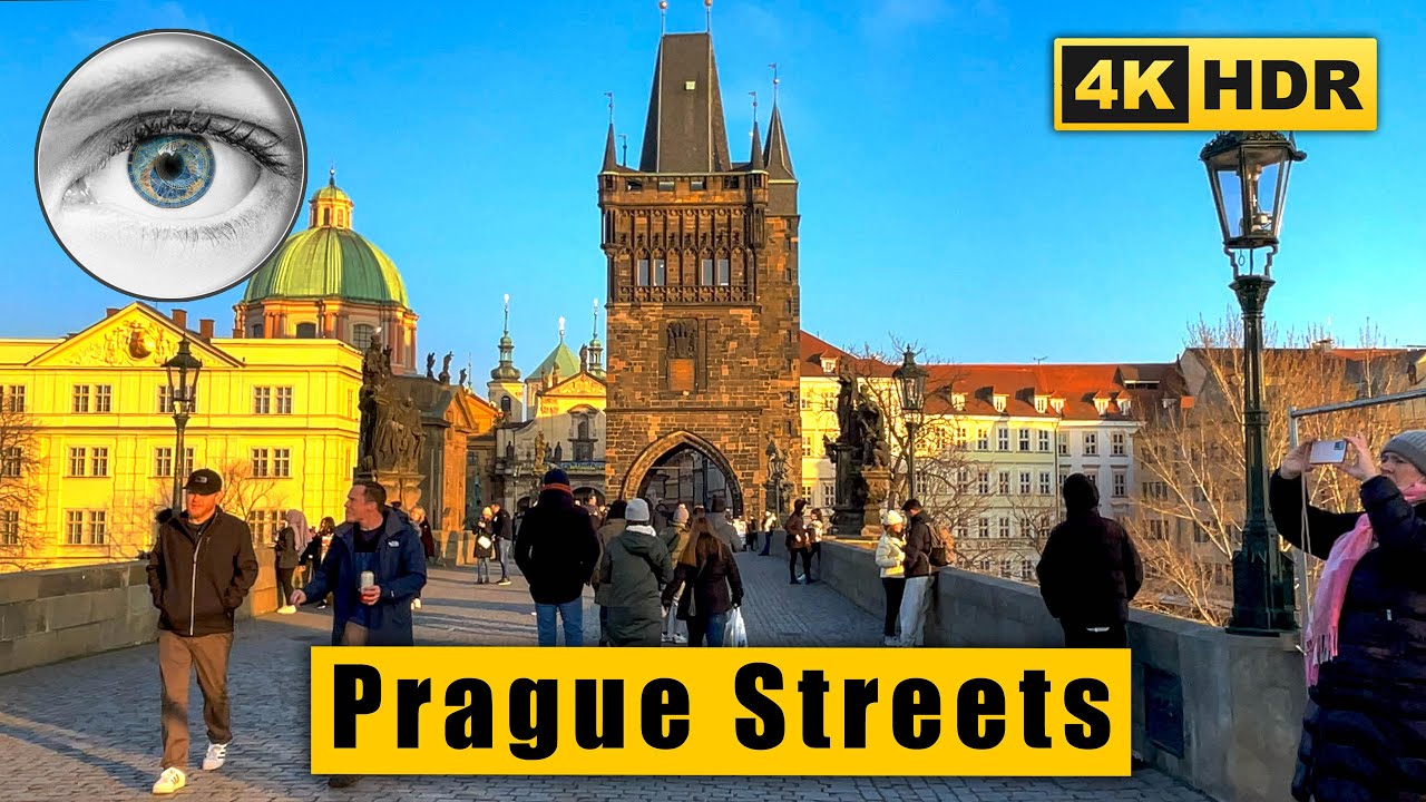 Prague walking tour: Charles Bridge - Old Town Square 🇨🇿 Czech Republic ...