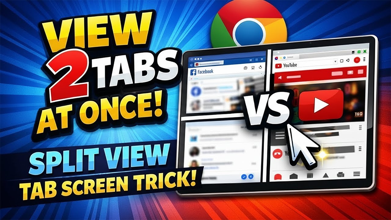 View 2 Tabs at Once with Google Chrome's Split View Tab Screen Trick ...