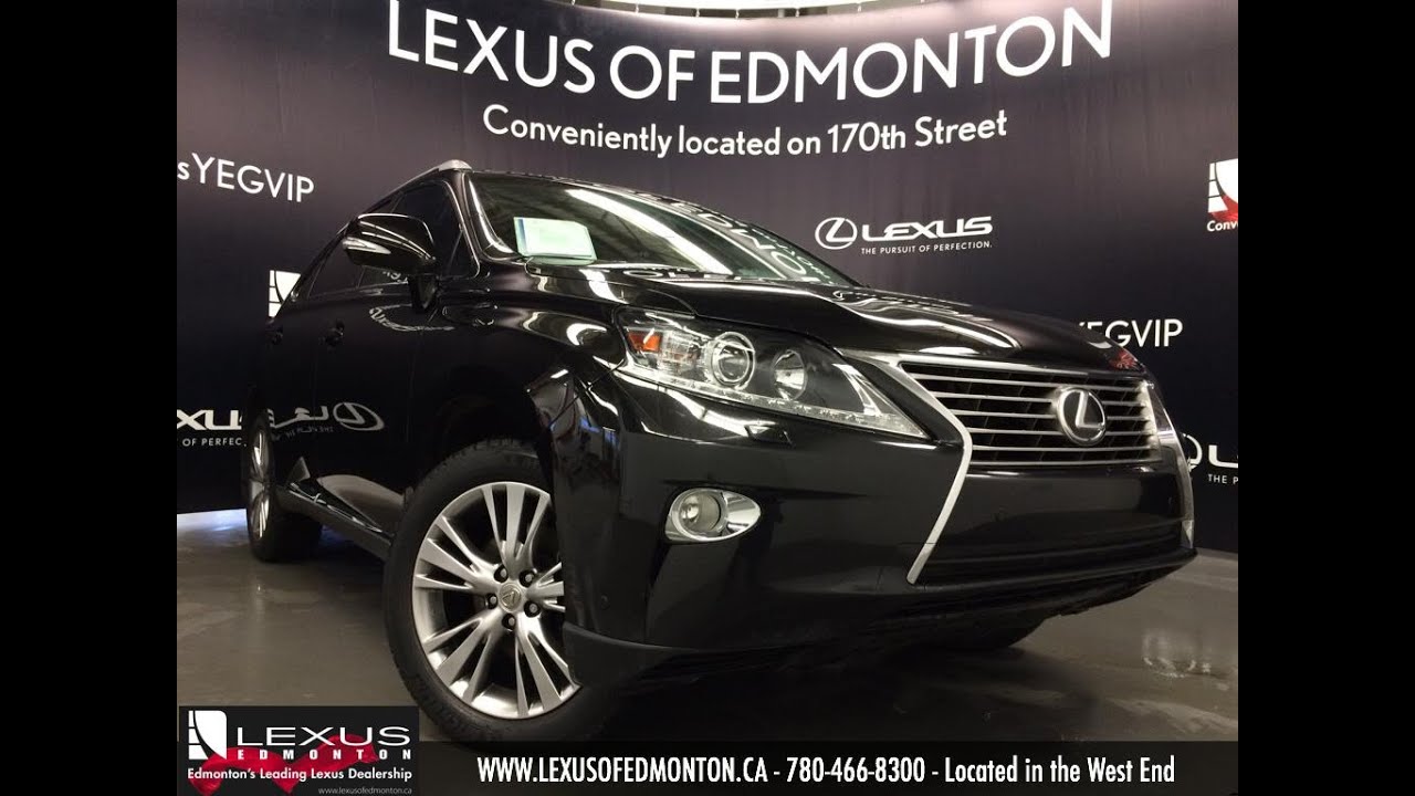 Used Black 2013 Lexus RX 350 AWD Ultra Premium Review | Edson Alberta ...