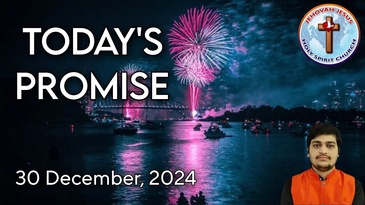 Today's Promise | 30 December, 2024 - YouTube