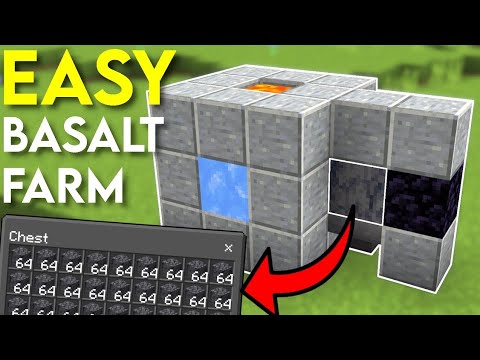 How To Make basalt Farm In Minecraft || Minecraft Tutorial - YouTube