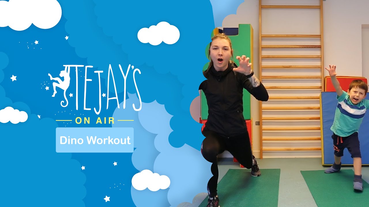 Dinosaur Workout for kids! - YouTube