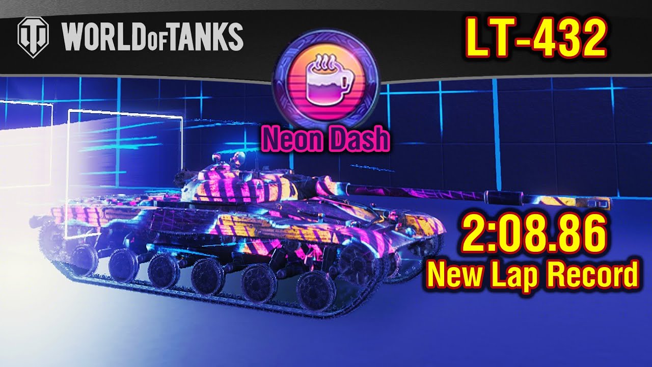 World of Tanks || NEON DASH - First Place - LT-432 - YouTube