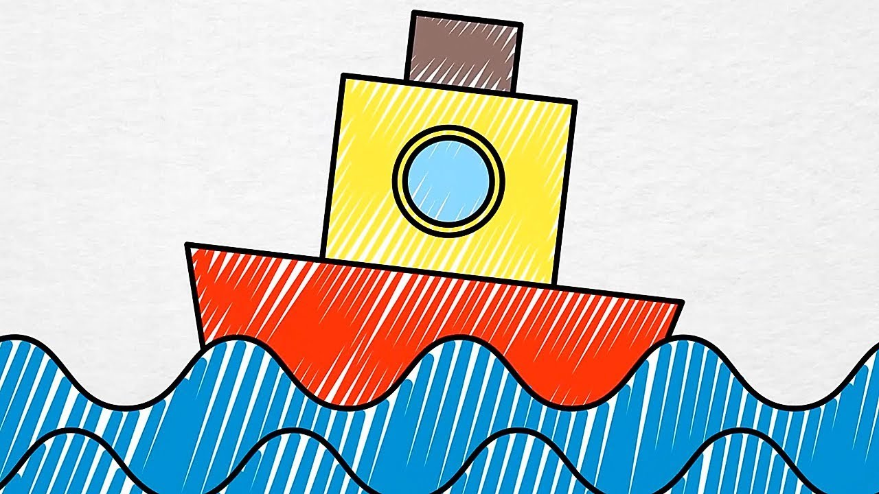 Statek - RYSOWANE WIERSZYKI - YouTube