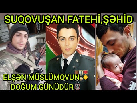 ŞƏHİD ELŞƏN MÜSLÜMOV AD GÜNÜNDƏ YAD EDİLDİ.ŞƏHİDLƏR ÖLMƏZ, VƏTƏN BÖLÜNMƏZ.